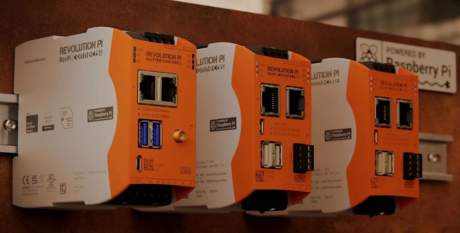 Gateway / Raspberry Pi - RevPi Connect series - Revolution Pi - IoT / Ethernet / RS-485