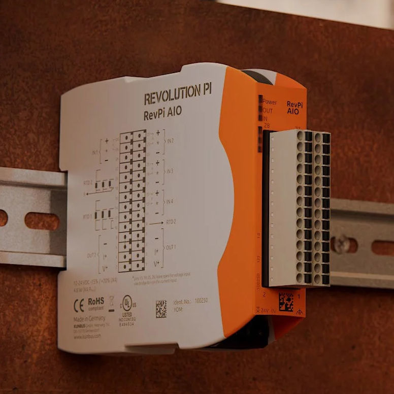 Analoges E/A-Modul - RevPi AIO - Revolution Pi - 4 Analogeingänge / 2 ...