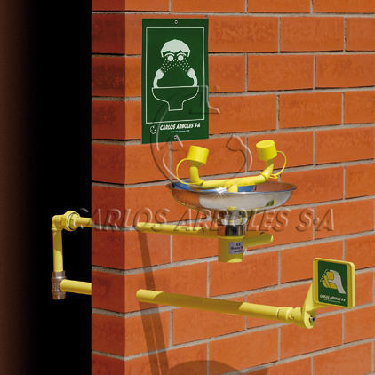Wandmontierte Augendusche - 2210 FP/SS - Carlos Arboles S.A ...
