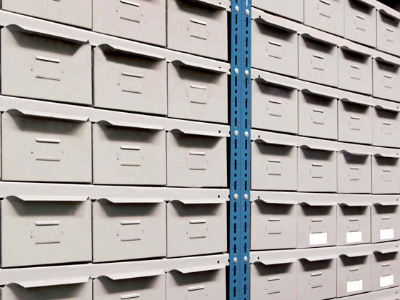 Regal / Winkeln Schlitzblech - KIMER - Werkstatt / modular / Leichtlast