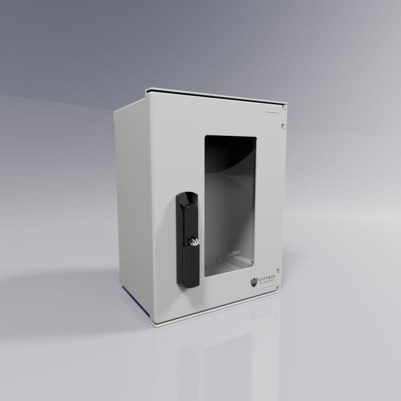 Industrie-Schaltschrank - BRES-43P-3L-DC - SAFYBOX - Verteilung / aus glasfaserverstärktem ...