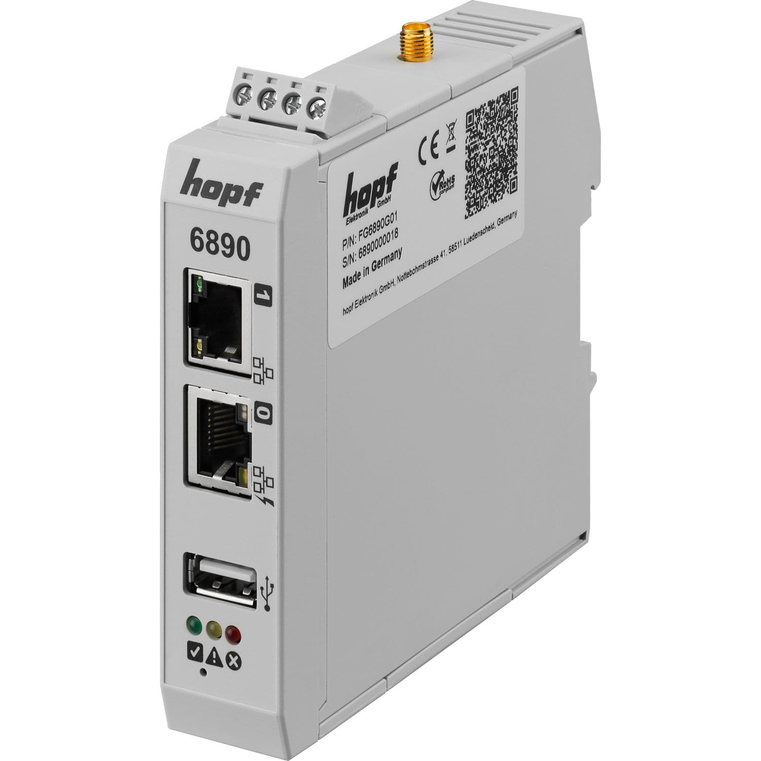 Time-Server / NTP - 6890 Product Series - hopf Elektronik GmbH - GPS ...