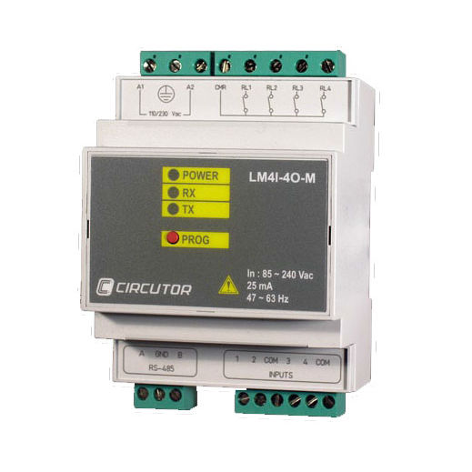 Digitales E/A-Modul - LM4I/4O-M - CIRCUTOR - Ethernet / RS-485 / RS-232