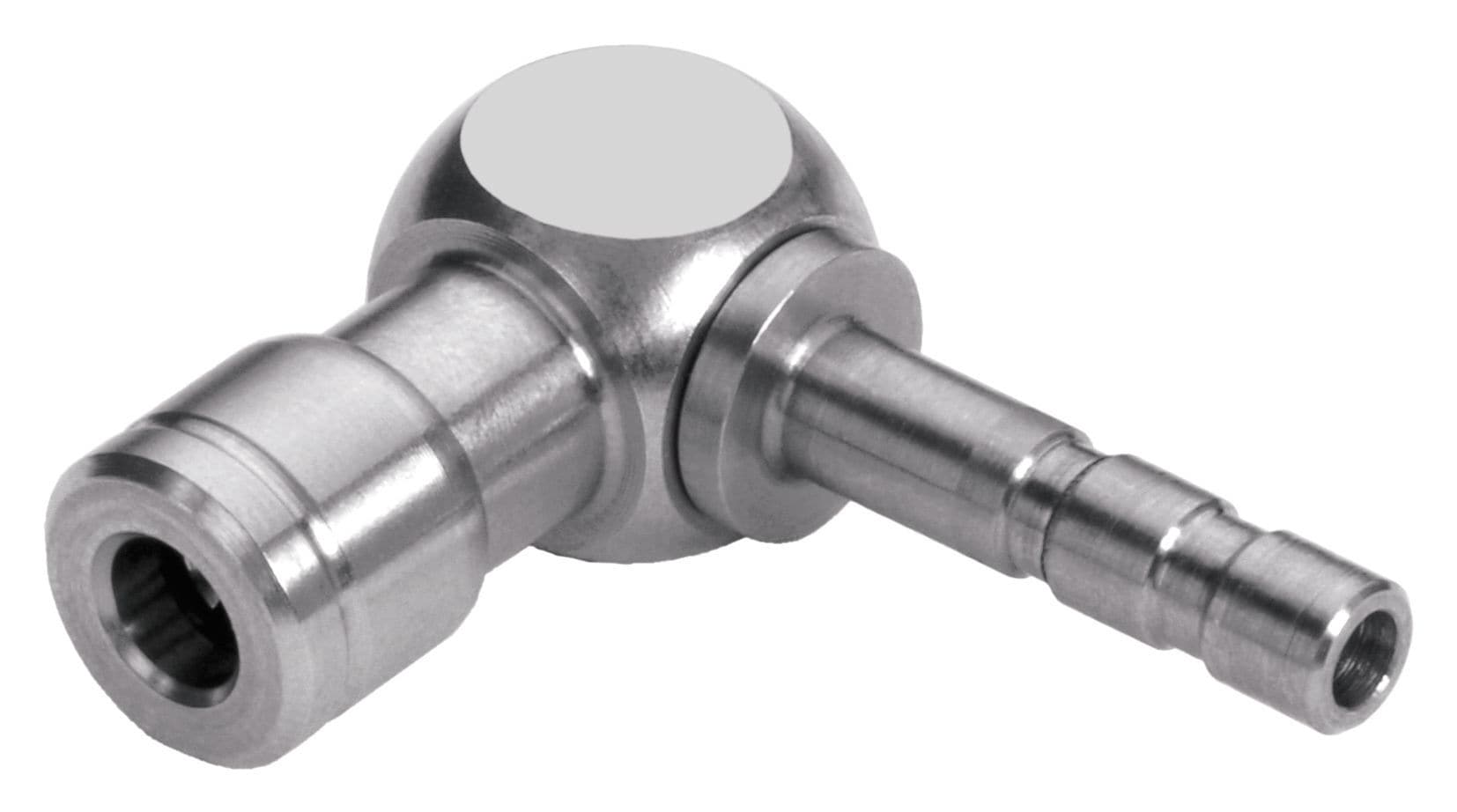 Pneumatischer Anschluss - 941 - EISELE GmbH - Push-in / geriffelt / 90°-Winkel