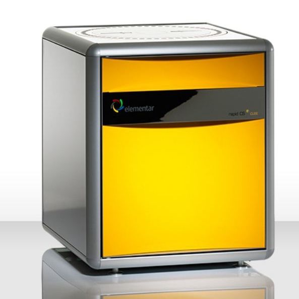 Kohlenstoffanalysator - rapid CS cube - Elementar - Kohle / Biomasse / Schwefel