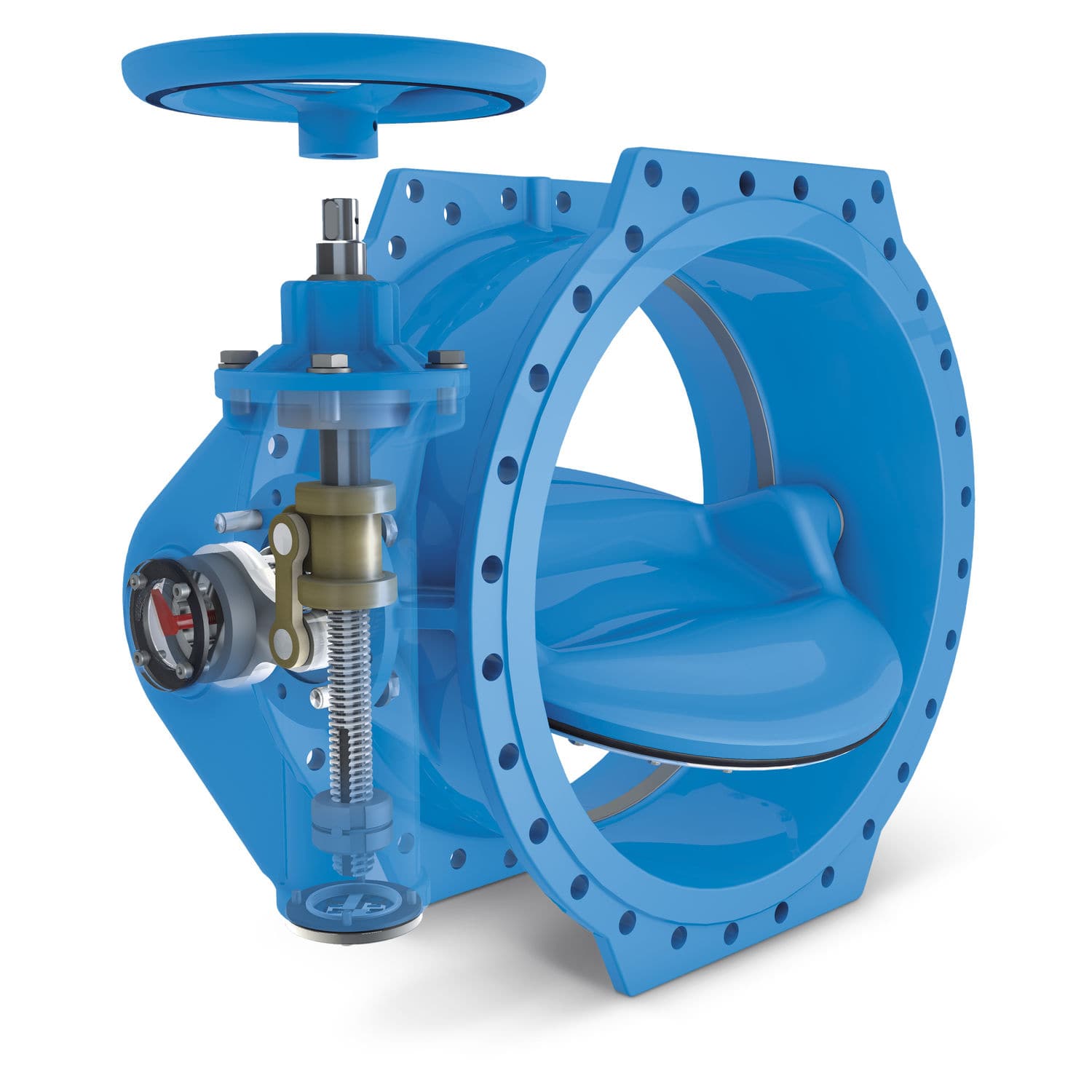 Absperrklappe - ROCO Wave - Belgicast - mit Handrad / Isolation / für ...