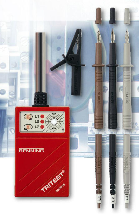 Drehfeldrichtungsanzeiger - 400 - 690 V | TRITEST® - Benning - LED ...