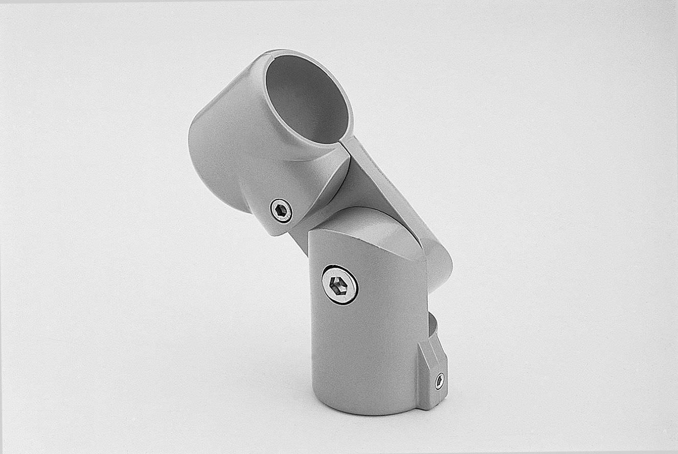 T-Rohrverbinder - Rohde AG - mit Gelenk / Rohrhalter