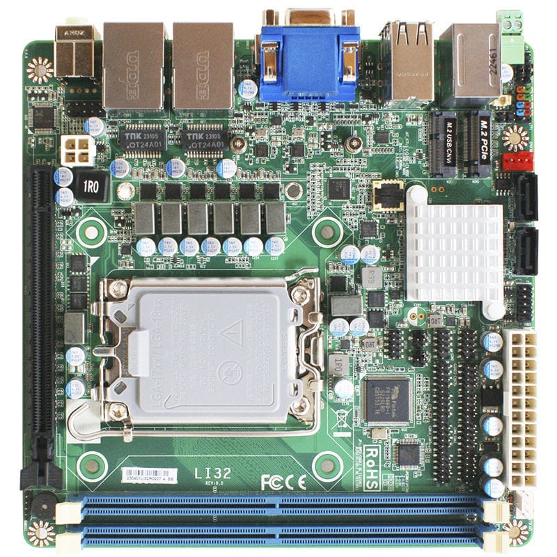 Mini-ITX-Mainboard - LI32-H6100 - Jetway Information Co., Ltd. - Intel® Celeron® / Intel ...