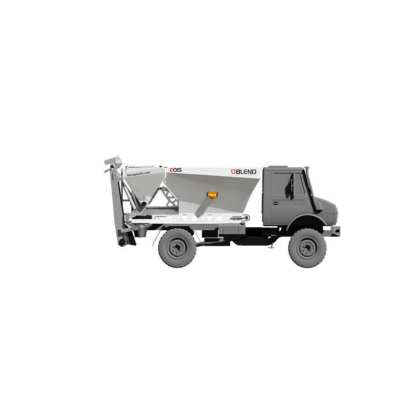 Mobile Betonmischanlage - E-SERIES 4X4 - BLEND - kompakt / automatisch ...