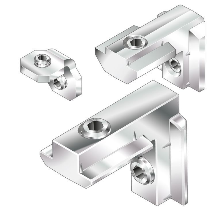 Befestigungswinkel für Aluminiumrahmen - 3842535572 - Bosch Rexroth - Assembly Technology ...