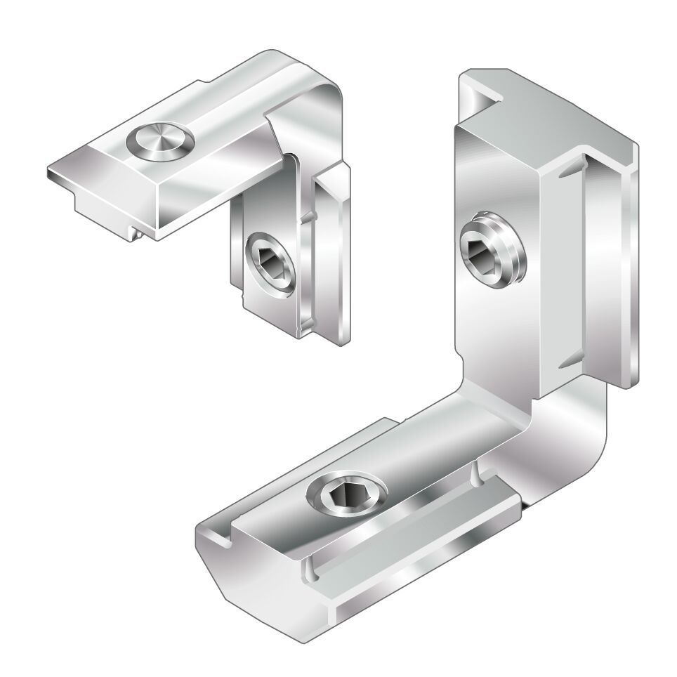 Aluminiumprofil-Halterung - 3842535571 - Bosch Rexroth - Assembly Technology - Metall / Festmechanik