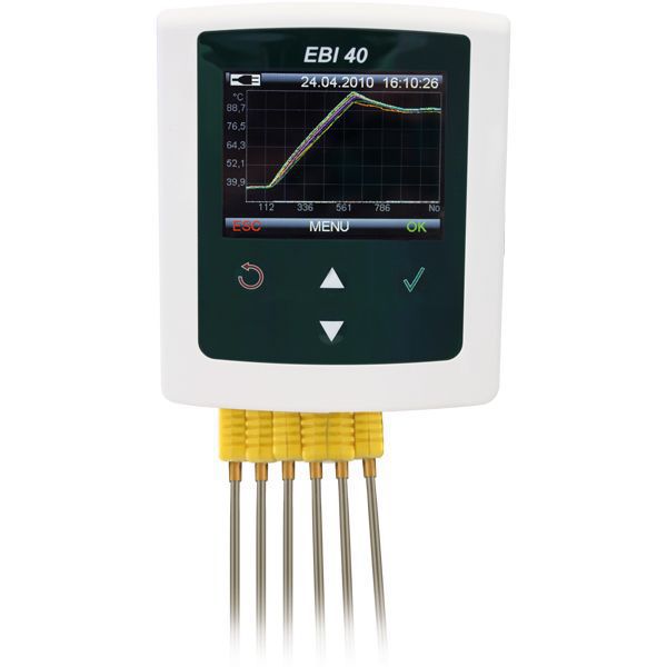 Strom-Datenlogger - EBI 40 TC-01 - ebro - Leistung / Temperatur / USB