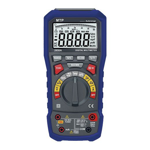 Digitales Multimeter MTP 2850A MTP Instruments Inc Tragbar 1000
