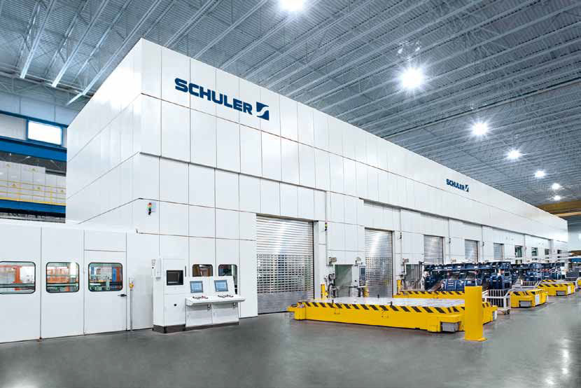 Hydraulische Pressenstraße - SCHULER - MÜLLER WEINGARTEN - Form / Platinen