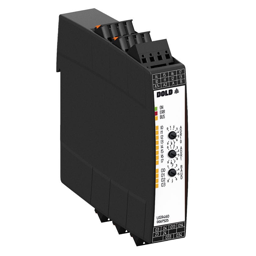 Digitales E/A-Modul - UG 9460 - DOLD - Modbus RTU / 8 Digitaleingänge / 4 Relaisausgänge