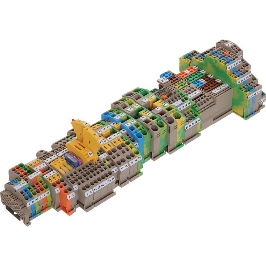 Klemmenblock auf DIN-Schiene - ZRK/ZSL - CONTA-CLIP Verbindungstechnik ...
