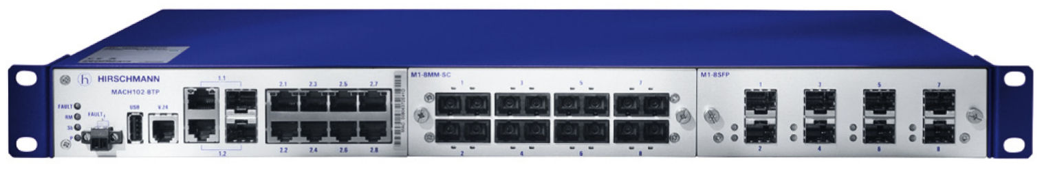 Ethernet-Switch / managed - MACH100 - HIRSCHMANN - 24 Ports / Gigabit ...