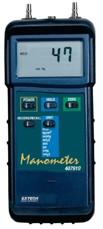 Differential-Manometer - 407910 - Extech - digital / tragbar