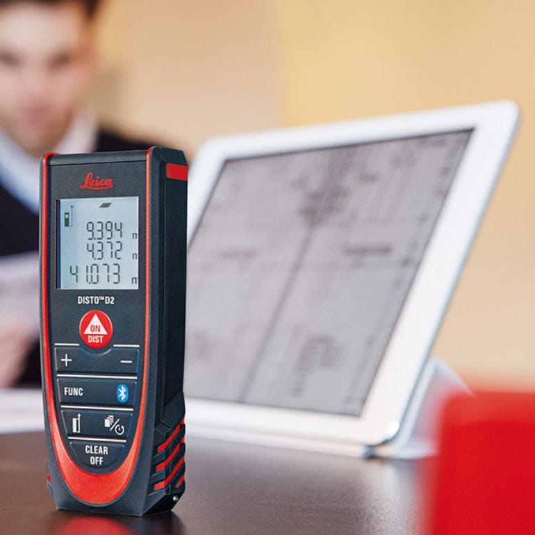 Laser-Entfernungsmesser - DISTO™ D2 - Leica Geosystems - tragbar / digital / Bluetooth