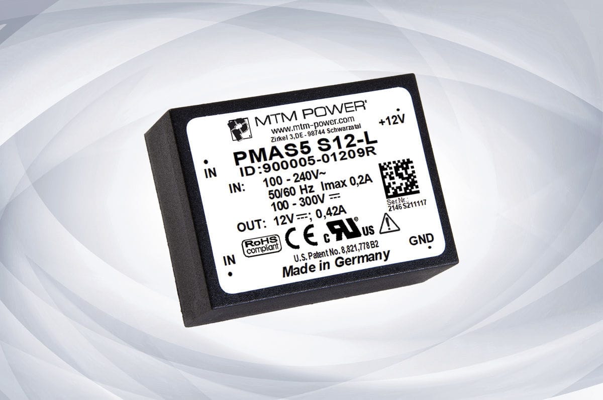AC/DC-Netzteil - PMAS5 S series - MTM Power Messtechnik Mellenbach GmbH - DC/DC / Einfachausgang ...