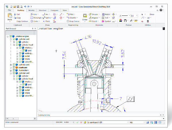 Management-Software - Creo Elements/Direct Drafting - PTC - Engineering ...