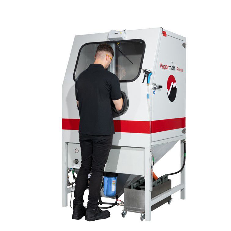 Nass-Strahlkabine - Puma - Vapormatt - manuell / robust / Edelstahl