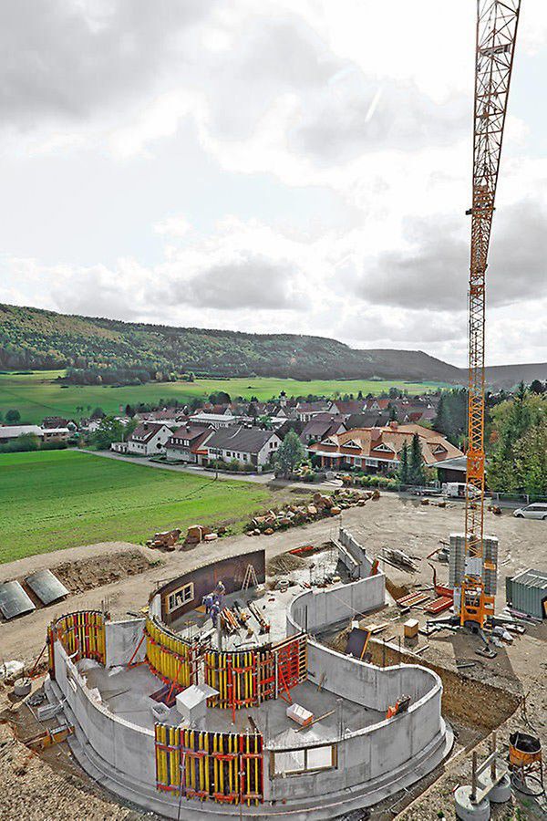 Rundschalung - RUNDFLEX - PERI - Wand