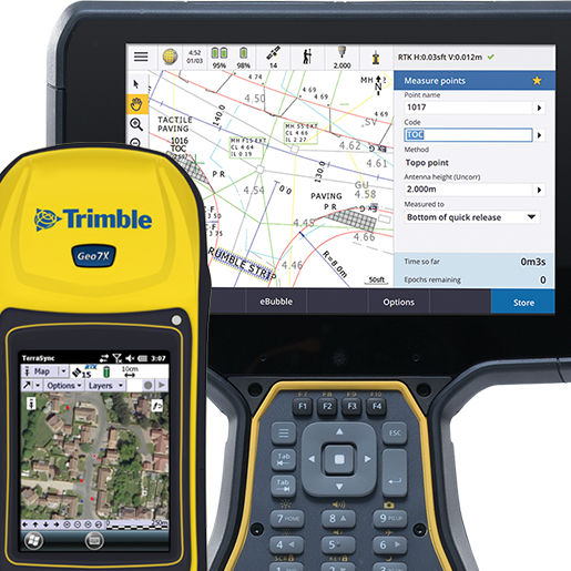 Mapping-Software - Trimble - Landvermessung / Feldgeräte-Management / Land-Vermessung