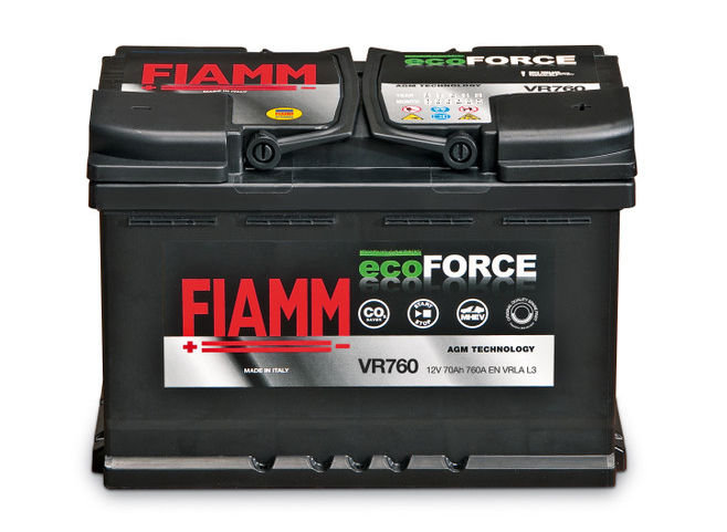 AGM-Batterie - VR760 - FIAMM - Block / Starthilfe