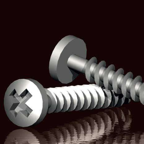 Schraube für Kunststoff - TPX - TAPPEX - mit gewölbtem Zylinderkopf ...