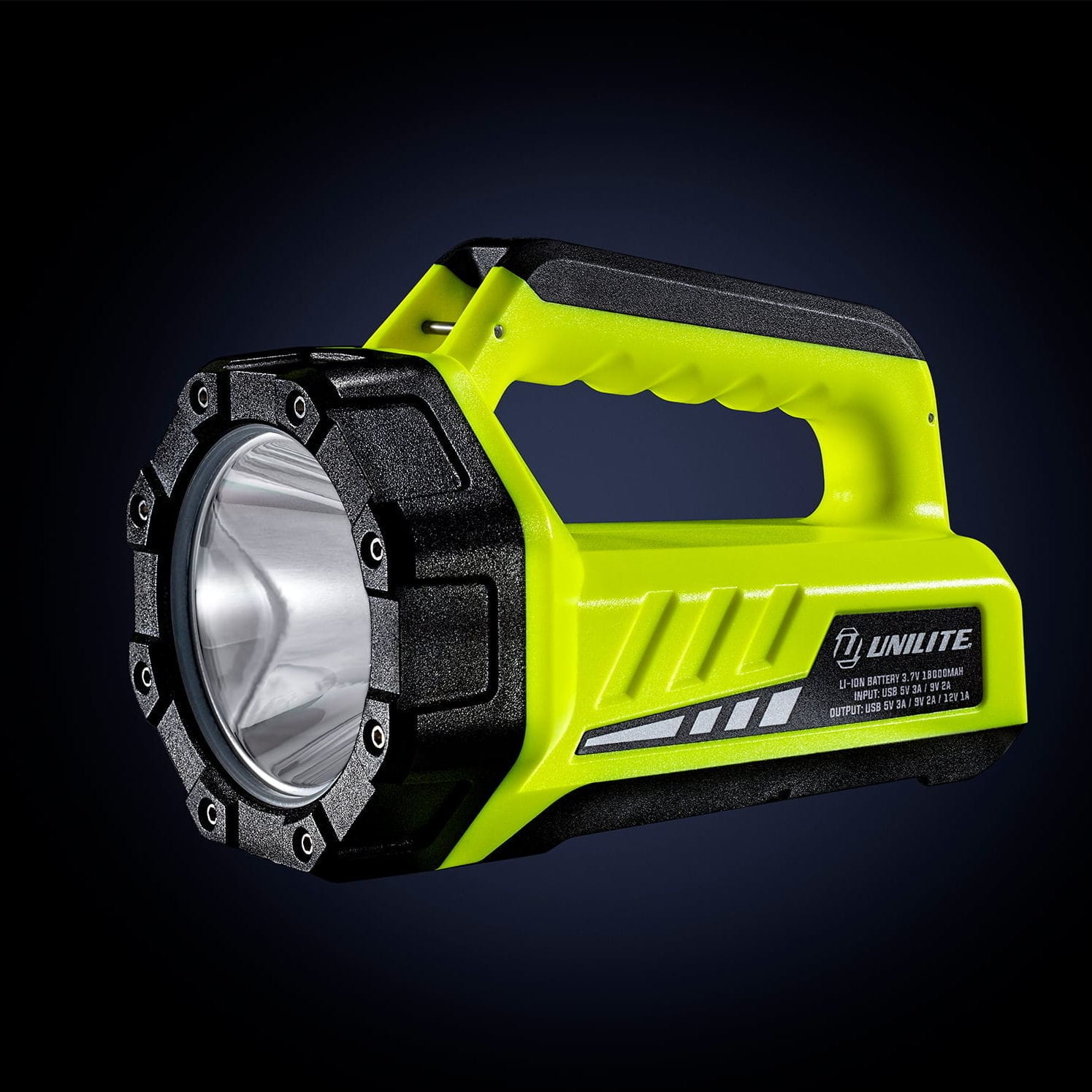 LED-Handleuchte - L-1800 - Unilite - Blitz / mit Batterie / wiederaufladbar