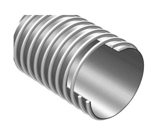 Flexibler Luftkanal - SERIE 3 PVC M - Gap Plastomere - PVC / Rauch ...