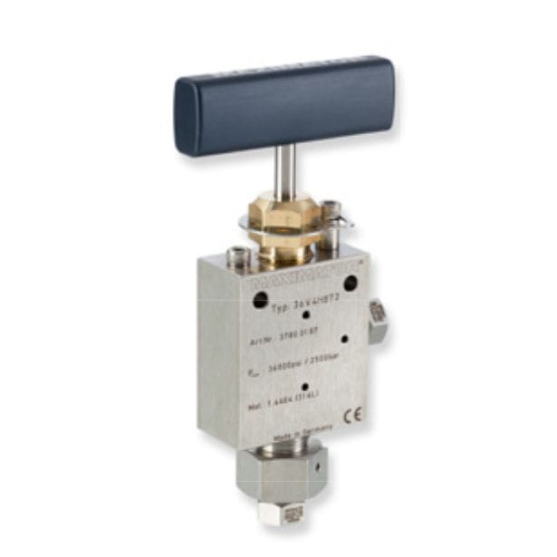 Handventil - 36V series - Maximator GmbH - Stell / für Gas / Edelstahl