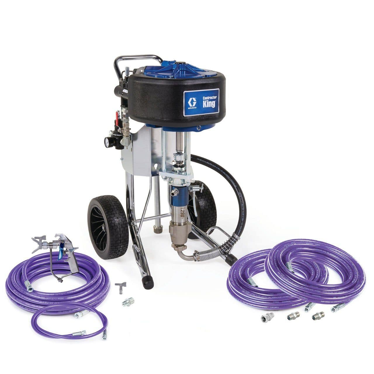 Mobile Spritzanlage - KING 45:1 - GRACO - Airless / Edelstahl / Hochdruck