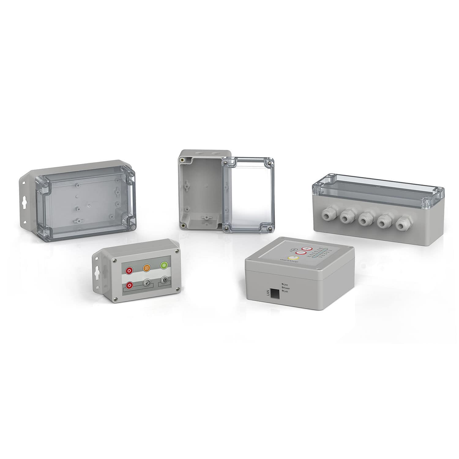 Industriegehäuse - Euromas X - Bopla Gehäuse Systeme GmbH - wandmontiert / rechteckig / modular