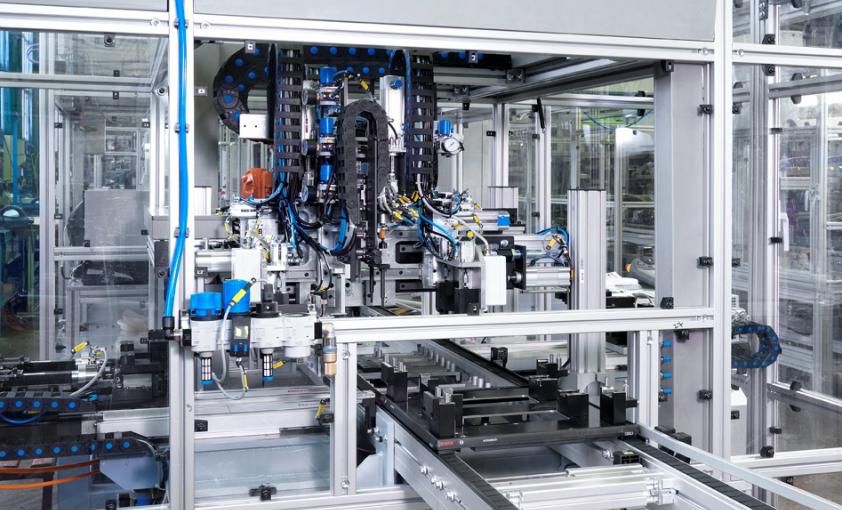 Automatisierte Montagelinie - AGME Automated Assembly Solutions - Paletten