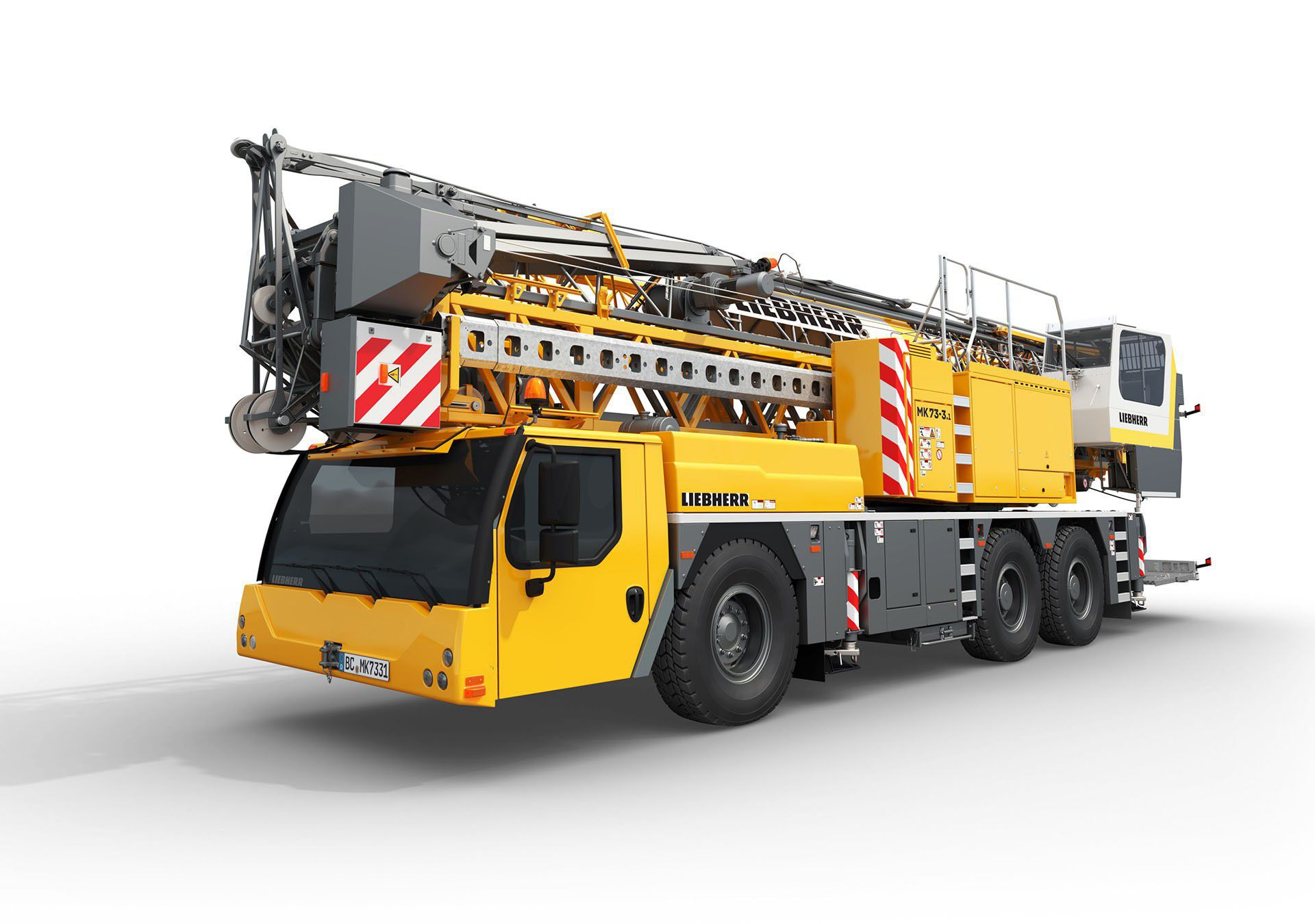 LKW-montierter Kran - MK 73-3.1 - Liebherr Cranes - Spitzenausleger ...