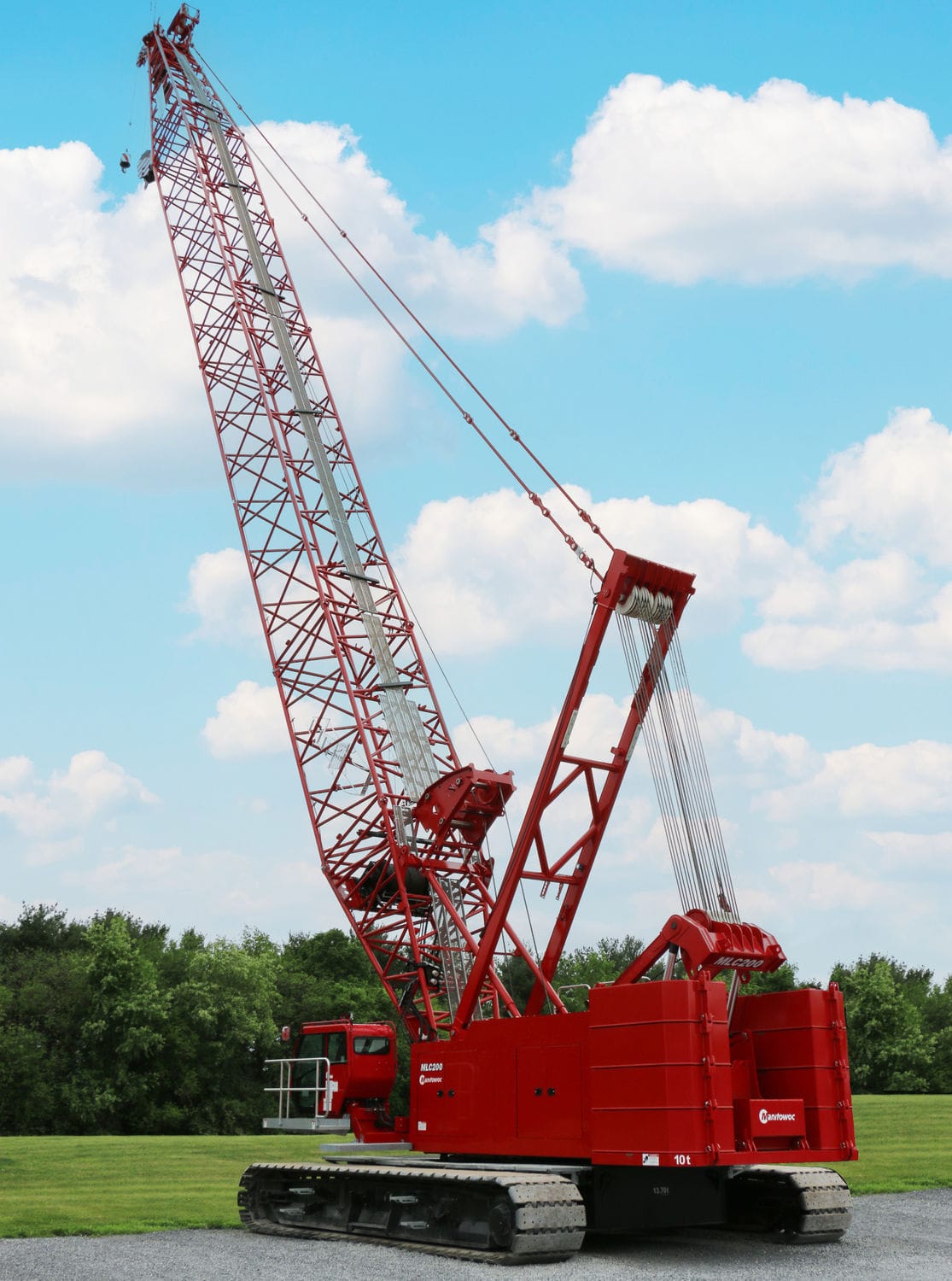 Kran auf Raupen - MLC200 - Manitowoc Cranes - Gitter / Ausleger / für ...