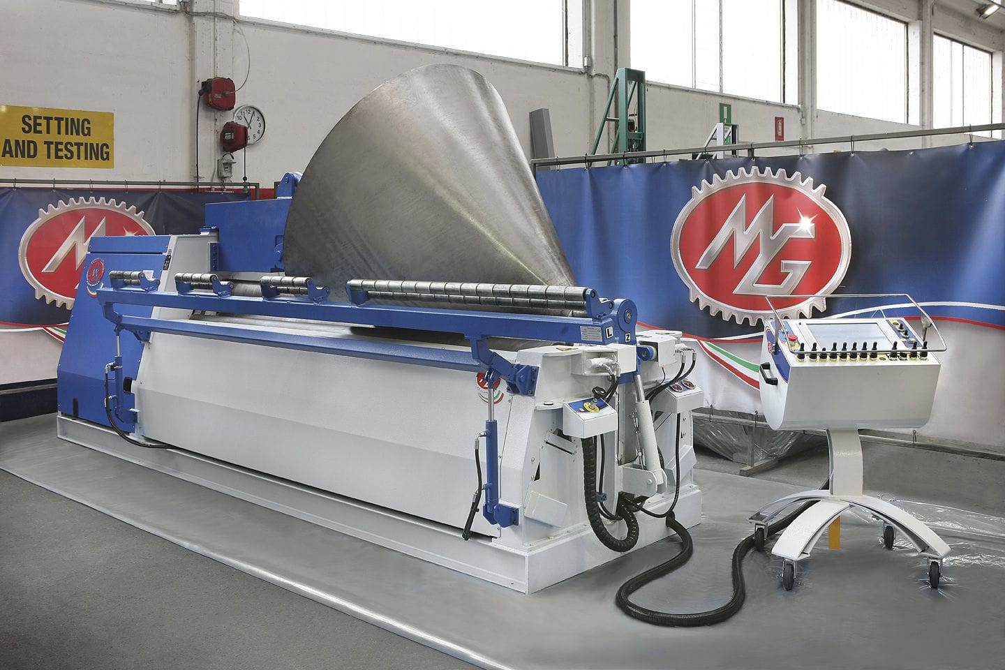 4-Walzen-Rundbiegemaschine - ML3008R - MG S.R.L. - hydraulisch / konisch / digital gesteuert