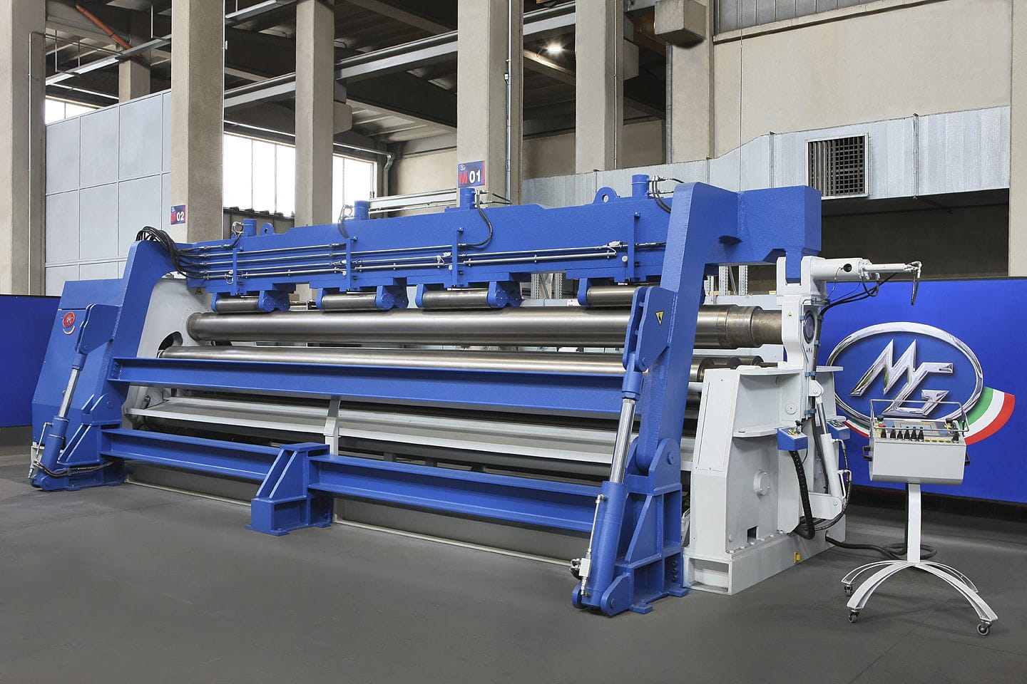 4-Walzen-Rundbiegemaschine - M6014E/S - MG S.R.L. - hydraulisch / 2-Gang / CNC