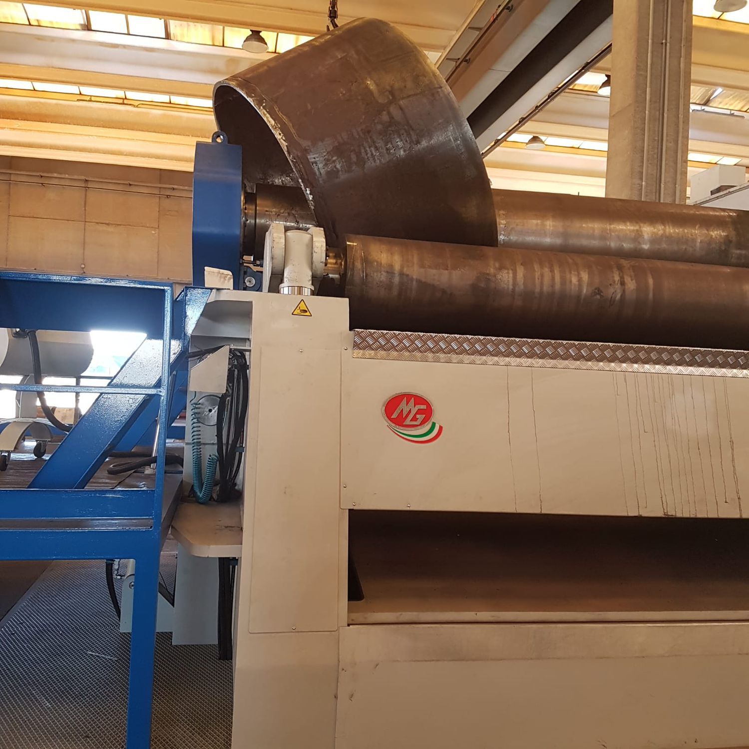 4-Walzen-Rundbiegemaschine - M3095N - MG S.R.L. - hydraulisch / zur Tankherstellung / konisch