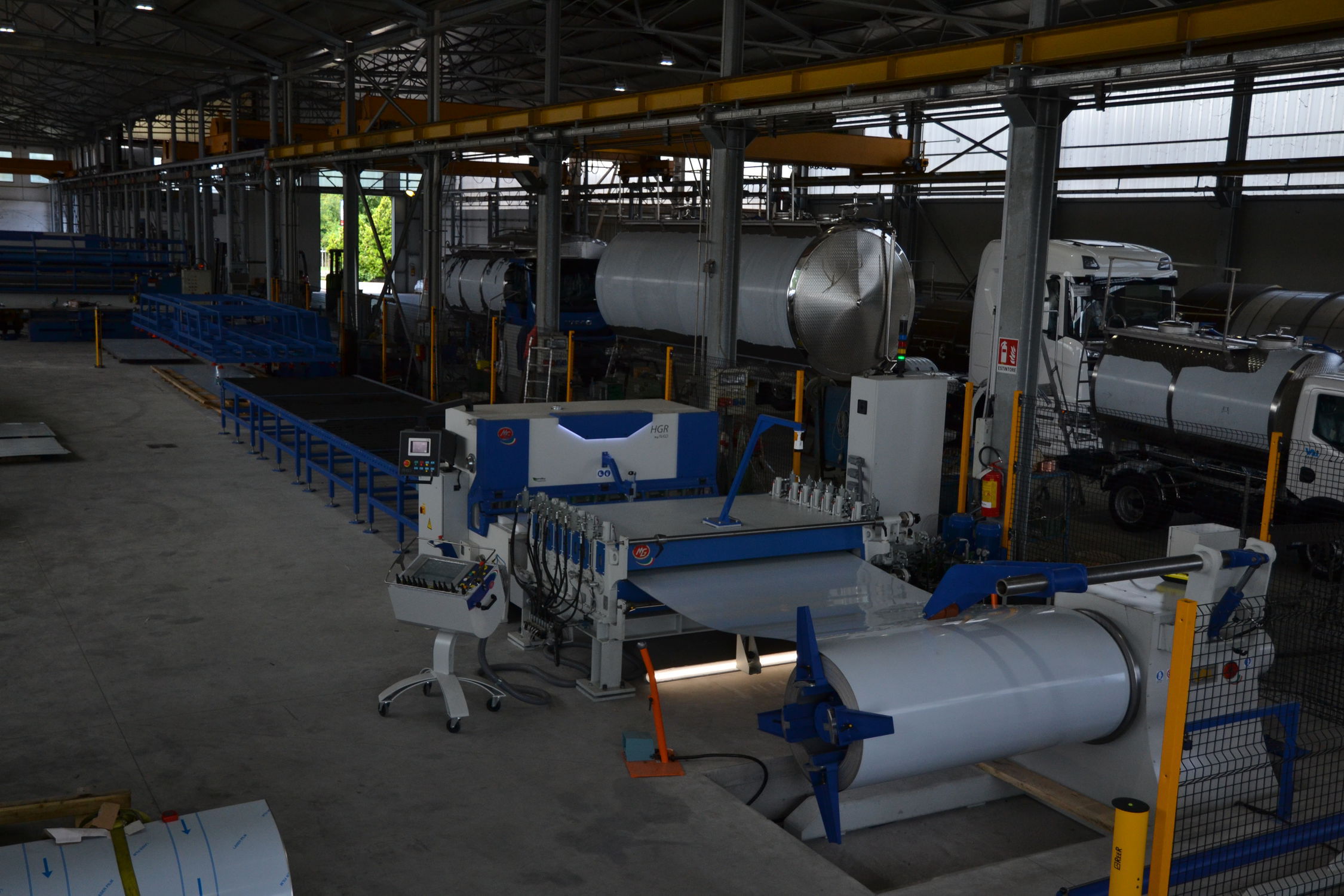 Richtmaschine für Blech - SP2006/S - MG S.R.L. - automatisch / hydraulisch