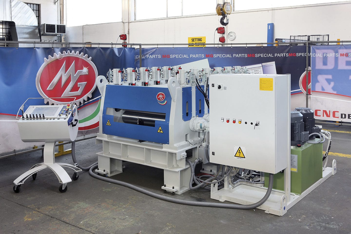 Richtmaschine für Blech - SP1016 - MG S.R.L. - hydraulisch