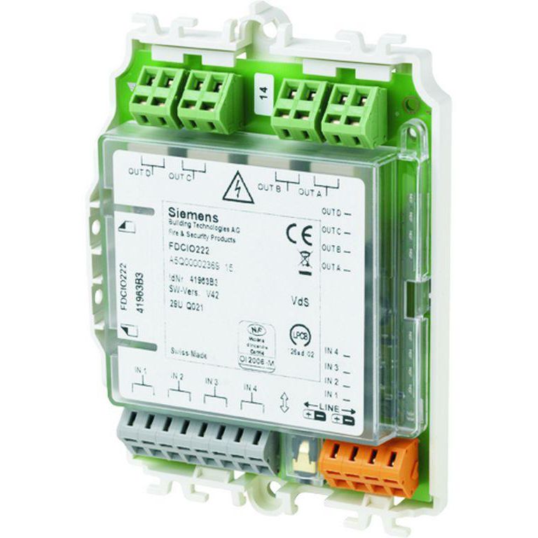 Digitales E/A-Modul - FDCIO224 - Siemens Fire Safety - 4 A / IP65