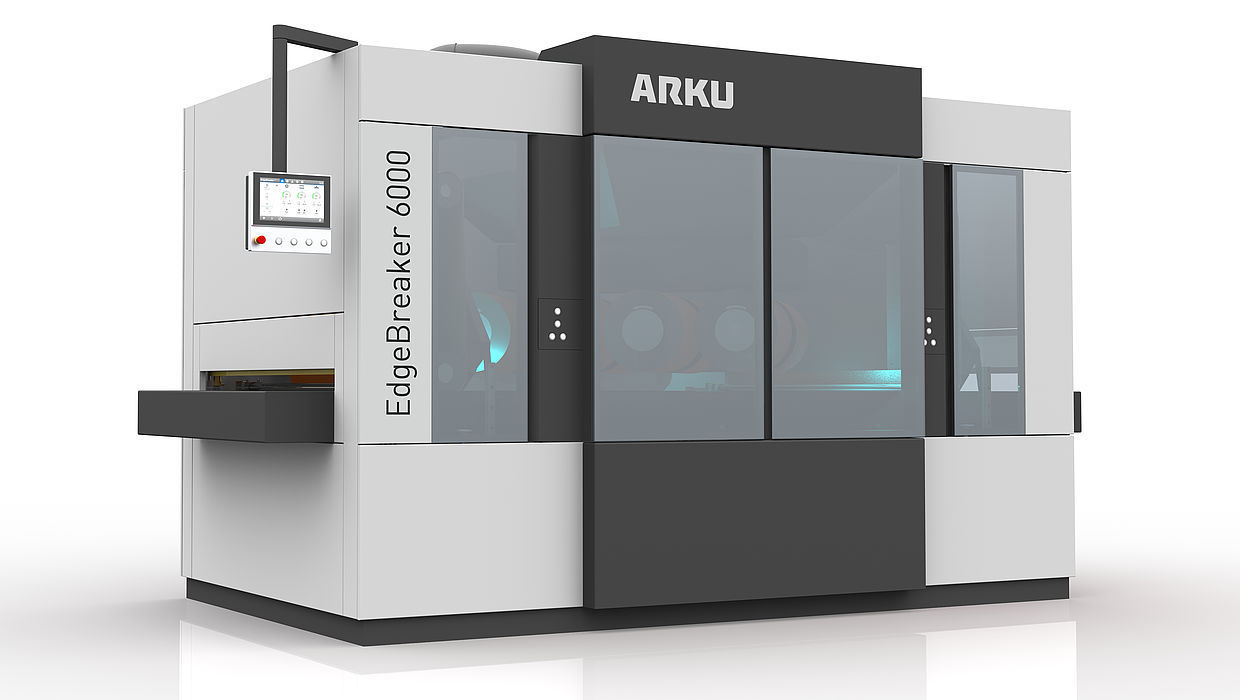 Kantenverrundungs-Entgratmaschine - EdgeBreaker® 6000 - ARKU Maschinenbau GmbH - Endbearbeitung ...
