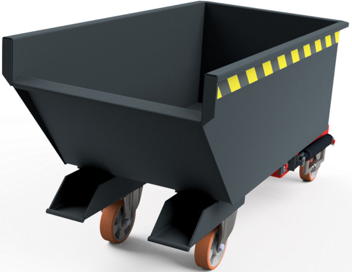 Kippbarer Container - KKB series - Karl H. Bartels GmbH - Metall / für ...