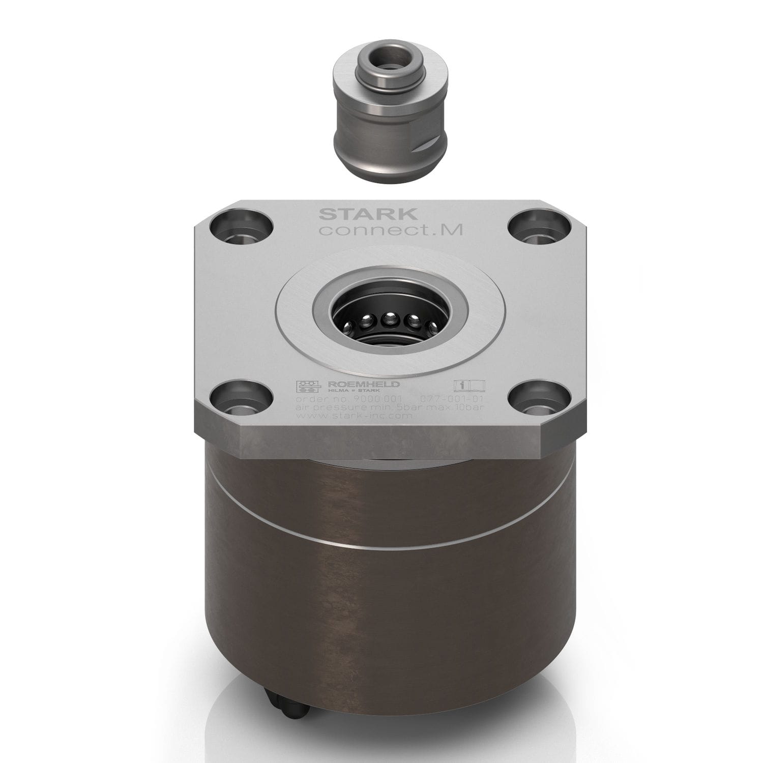 Stahl-Nullpunktspannsystem - STARK.CONNECT - Römheld GmbH Friedrichshütte - kompakt / robust