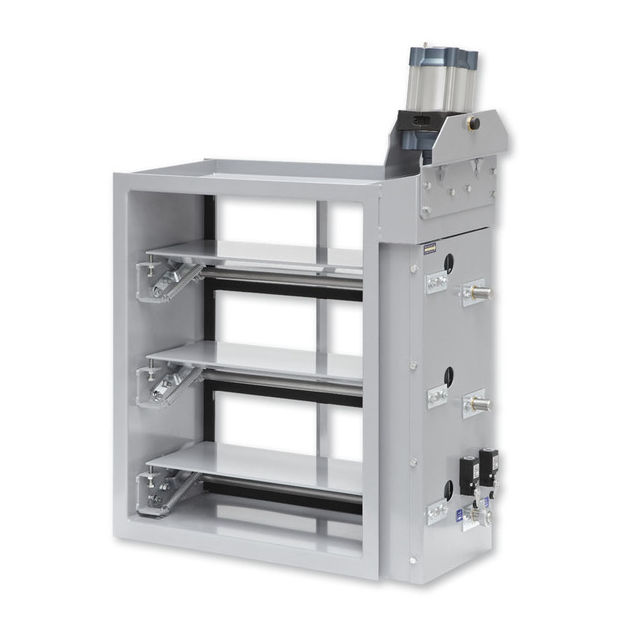 Absperr-Luftklappe - NAK - TROX - mit Handrad / elektrisch / pneumatisch