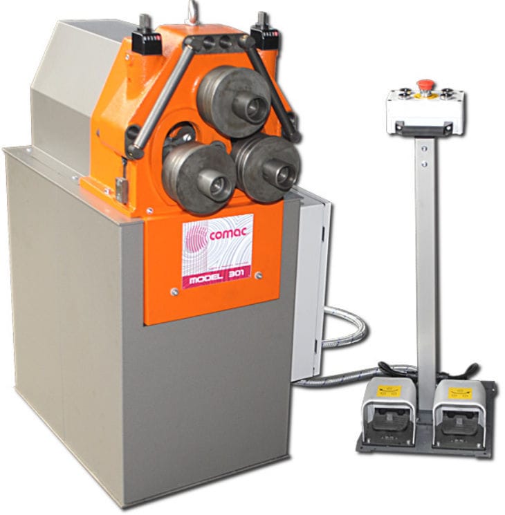 Manuelle Biegemaschine - 301 - COMAC Srl - Profil / mit 3 Rollen ...